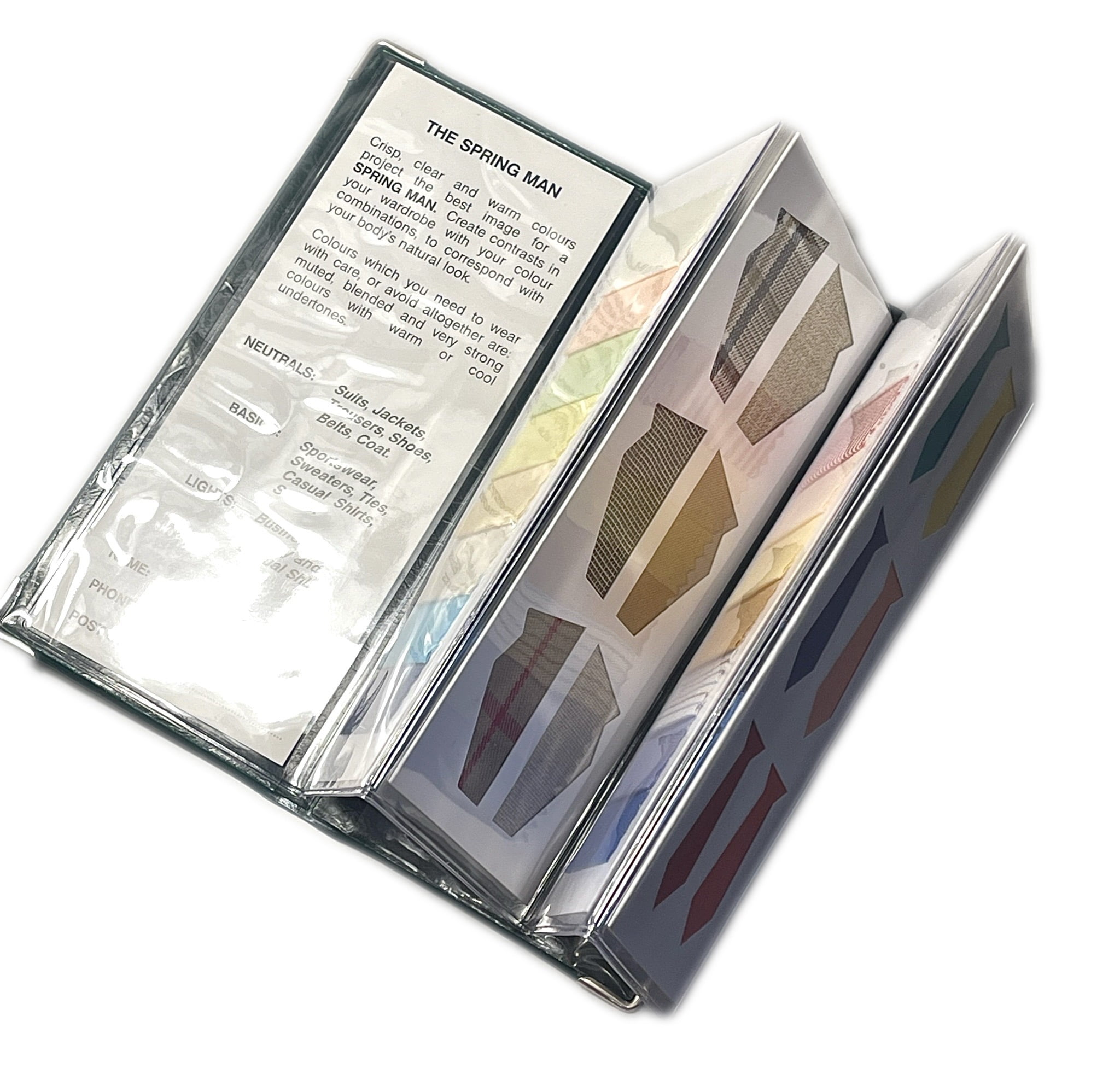 Colours Swatch Book For Men | W10 Colours Inc.